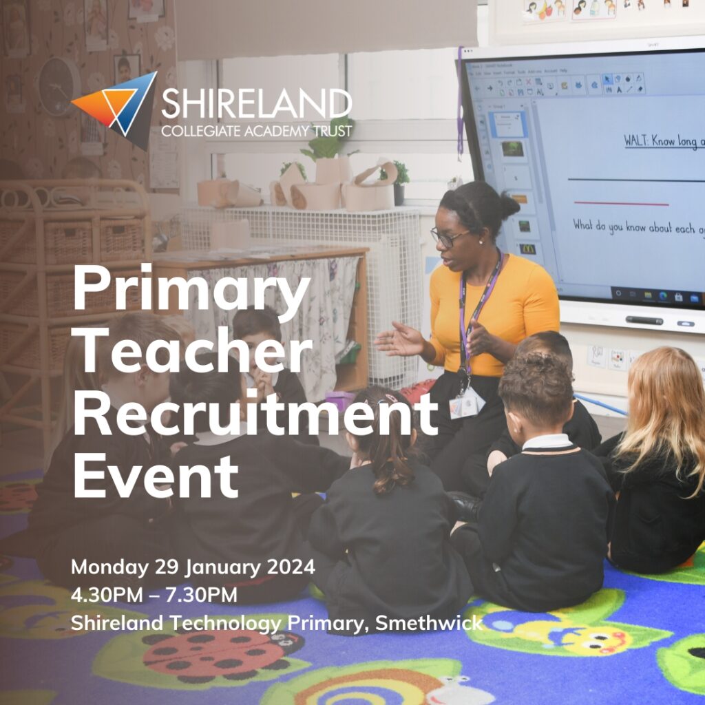Join us for our primary teacher recruitment event - 29 January 2024 ...